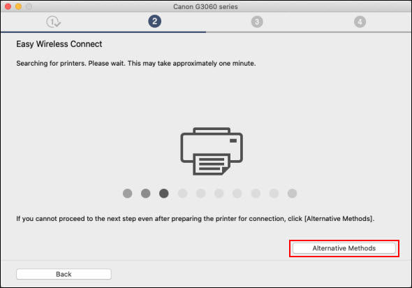 PIXMA G3260 Wireless Setup Using a USB Cable - Mac OS