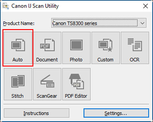 Scanning Easily with IJ Scan Utility (Windows) - TS8320