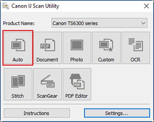Scanning Easily with IJ Scan Utility (Windows) - TS6320