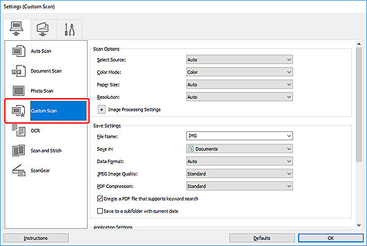 IJ Scan Utility (Windows) - Scanning Multiple Originals at One Time