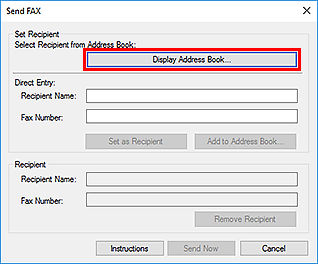 Sending Faxes from a Windows PC - TR7520 / TR8520