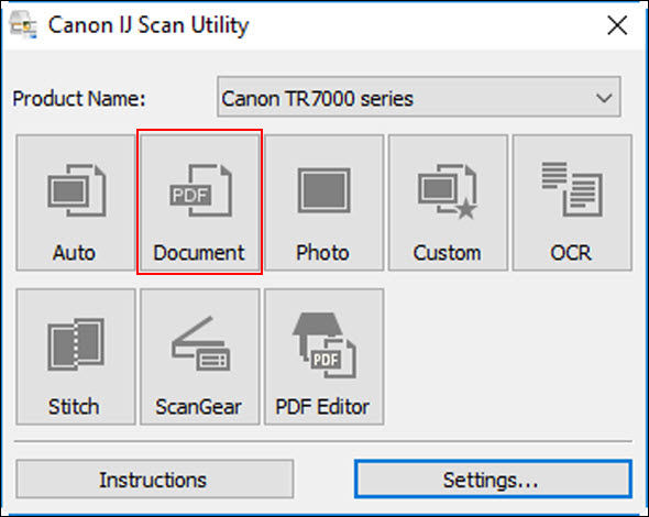Scanning Multiple Documents at One Time from the ADF (Auto Document Feeder) (Windows) - TR7020