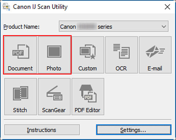 IJ Scan Utility (Windows) - Scanning Documents and Photos - G620