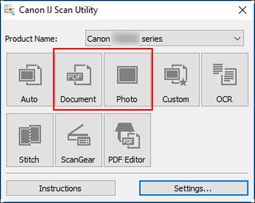 IJ Scan Utility (Windows) - Scanning Documents and Photos - TR8620