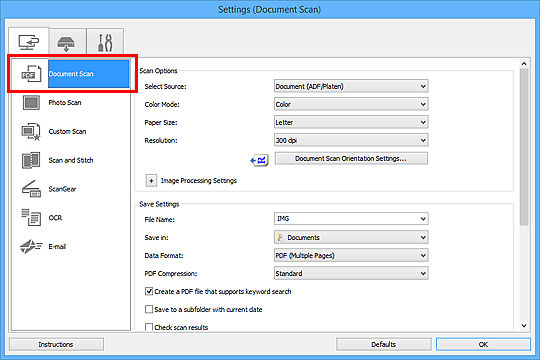 IJ Scan Utility (Windows) - Scanning Multiple Documents at One Time ...