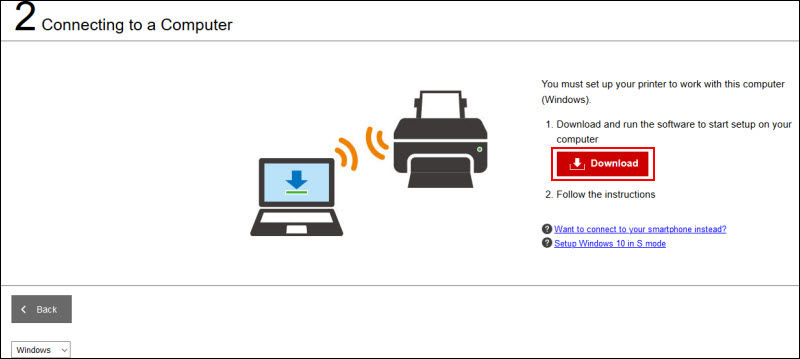 Set up the PIXMA TS3320 for use via USB - Windows