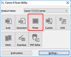 IJ Scan Utility (Windows) - Sending Scanned Images via E-mail