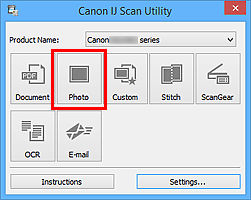 IJ Scan Utility (Windows) - Scanning Photos (MB2120 / MB2720)