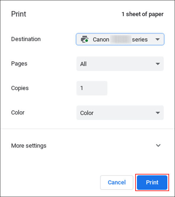 Use your PIXMA or MAXIFY Printer with a Chromebook