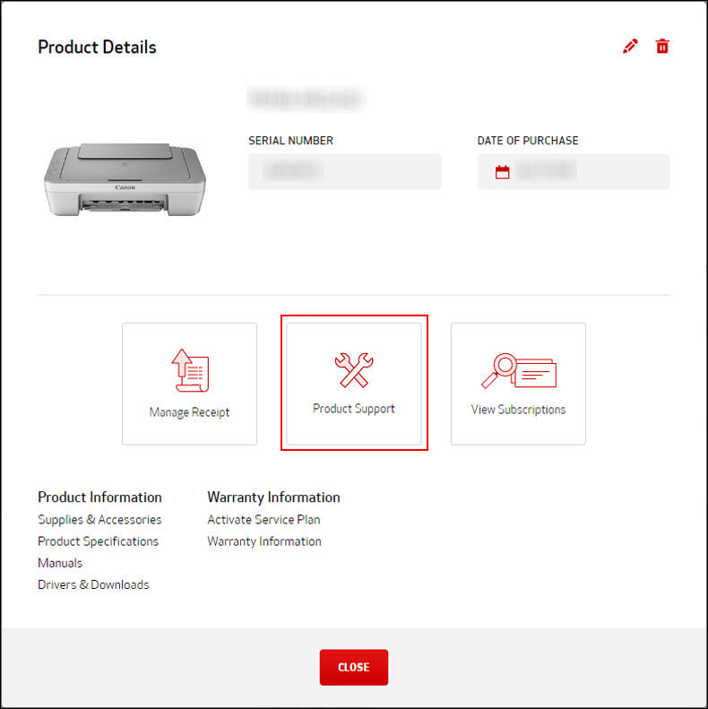 Paying for Support - PIXMA / MAXIFY / CanoScan