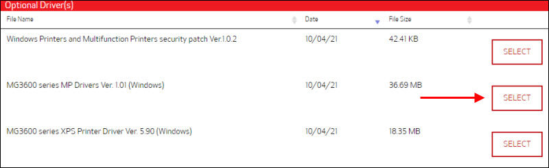 Set up the PIXMA MG3620 for use via USB - Windows (Standalone MP Drivers)