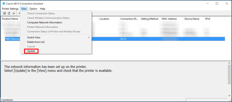 Connecting the Printer to a Wireless Network (Easy Wireless Connect ...