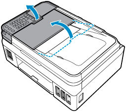 Support Code 2801 Appears - G4210 (Paper Jammed in ADF)