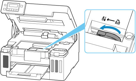 Preparing the Printer for Transport - GX5020