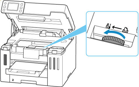 Prepare the Printer for Servicing / Repair - GX5520X