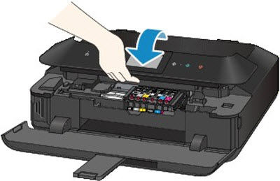 Cover is open" is Displayed on the Touch Screen - MG6320