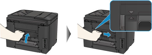 Support Code 1303 Appears (Paper Jammed Inside the Rear Cover) - MB5420