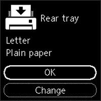 Specify the Paper Size and Type on the Operation Panel - TS5320