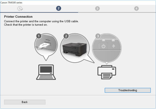 PIXMA TR4520 / TR4522 Wireless Setup via USB Cable - Windows