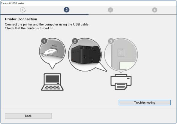 PIXMA G3260 Wireless Setup Using a USB Cable - Windows