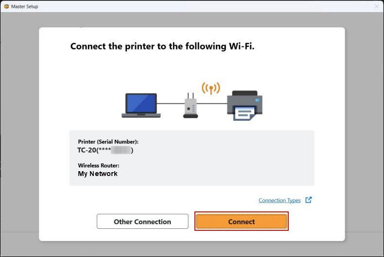 imagePROGRAF TC-20 Easy Wireless Connect Setup - Windows