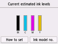 Check the Ink Level - TC-20 / TC-20M