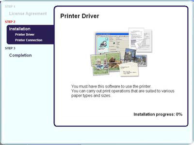 Install the printer driver using the prepackaged CD - Easy Install ...