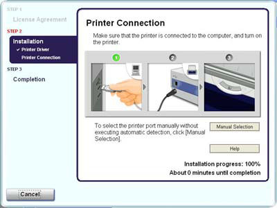 Install the PIXMA Series printer driver using the prepackaged CD ...