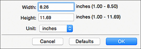 IJ Scan Utility Lite (macOS) - Settings (Custom Scan) Dialog - G620