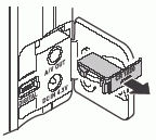 Procedure for changing the date/backup battery PowerShot A60