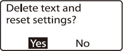 Deleting All Entered Text Data - Mk2600