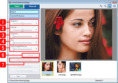 Selecting the layout and printing with Easy-PhotoPrint EX