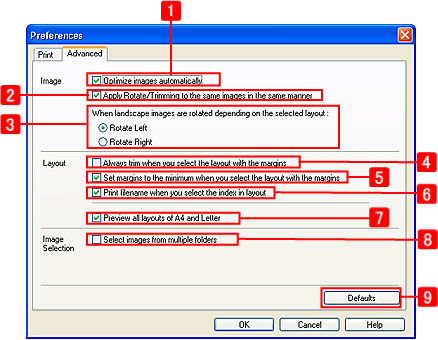 Printing Multiple Photos on 1 Page in Easy-PhotoPrint