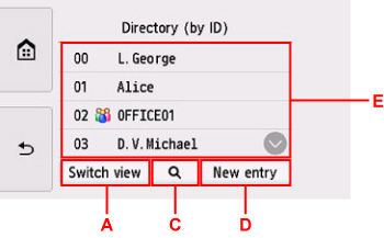 Sending a Fax to a Registered Recipient - TR8620