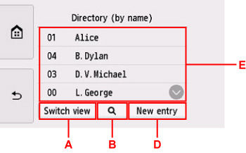 Sending a Fax to a Registered Recipient - TR8620