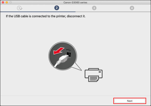 PIXMA G3260 Wireless Setup Using a USB Cable - Mac OS