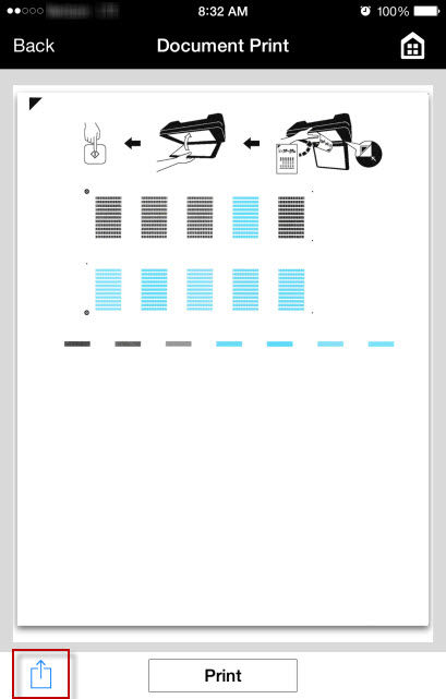 Printing a Document with Canon PRINT Inkjet/SELPHY (iOS)