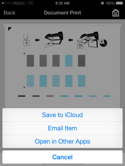 Printing a Document with Canon PRINT Inkjet/SELPHY (iOS)