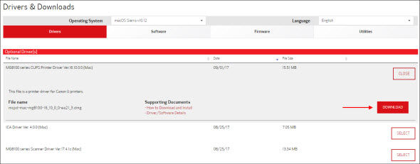 Setup the MG8120 for use over a wireless LAN with a Mac using WPS (Wi ...