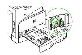Load paper into the cassette and reinsert cassette properly.