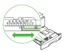 Load paper into the cassette and reinsert cassette properly.