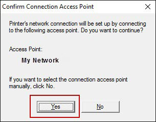 Connecting Your Printer to a Wireless LAN with a USB Cable