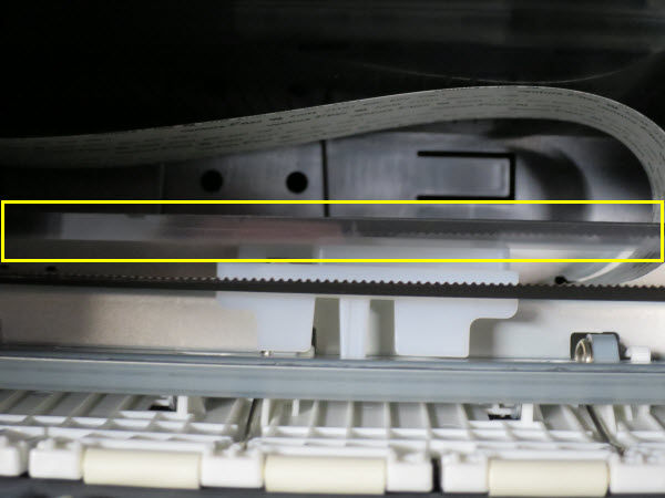 Clean the timing (encoder) strip - TS202 / TS302