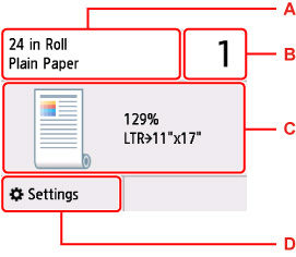 Make Enlarged Copies with Basic Settings (Roll Paper) - TC-20M