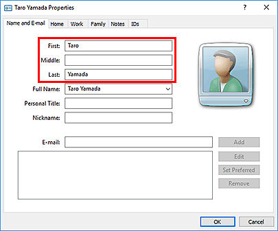Creating an Address Book (Windows Fax Driver) - G4200