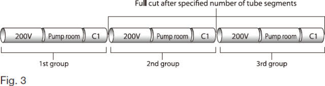 Making a Full Cut After a Specific Number of Tube Segments - Mk2600