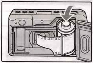 Loading the film - Sure Shot 80u/90u