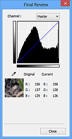 ScanGear Advanced Mode - Color Adjustment Buttons (Windows)