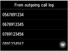 Registering Fax / Telephone Numbers of Recipients - MB2720