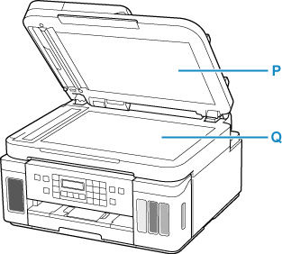 Main Components of the Printer - G7020 (Front View)